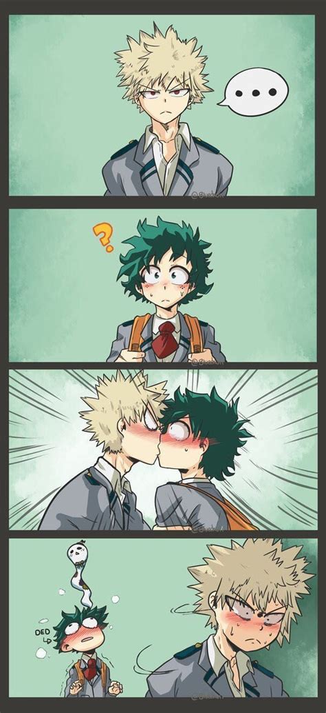 Bakudeku Kissing Wallpapers Wallpaper Cave