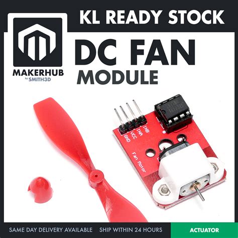 Diy Fan Module Dc Small Motor Fan For Fire Fighting Project L9110 Makerhub Malaysia Robotic
