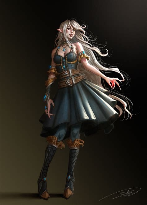 Artstation Elf Girl