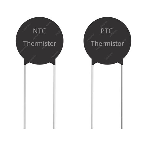 Premium Vector Vector Design Of Ntc And Ptc Thermistor