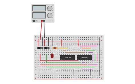 Circuit Design Xnor Gate Using Nand Gate Tinkercad