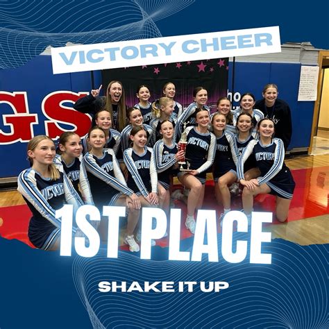 Victory Congratulations To Our Cheer Team For Taking 1st Place Out Of