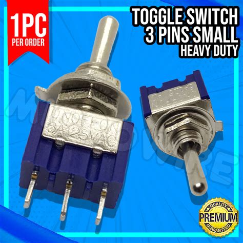 Toggle Switch 3 Pins Small Heavy Duty Per Piece Lazada Ph