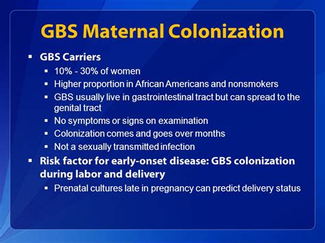 Early Onset Group B Streptococcal Disease Prevention For Clinicians