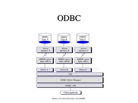 Ppt 11 Universele Database Apis Odbc Jdbc Sqlj Ole Db En Ado Powerpoint Presentation Id