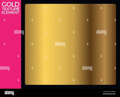 Gold Texture Light Realistic Golden Metallic Gradient Template Abstract Metal Decoration