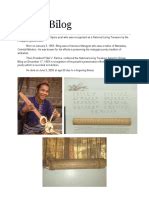 Ginaw Bilog: National Living Treasure | PDF