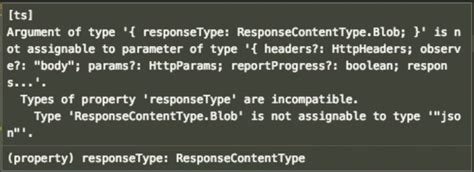 Get Request Responsetype Error Angular 4 Stack Overflow