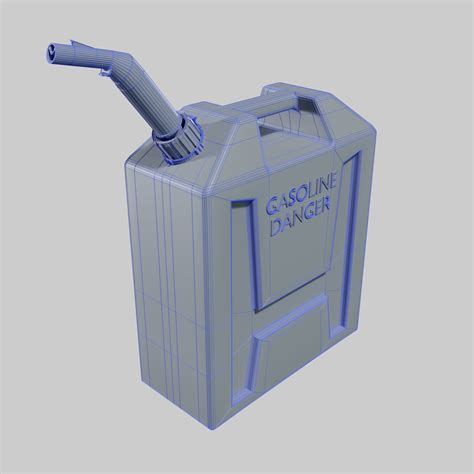Red Canister 3d Model 19 Fbx Obj Blend Free3d