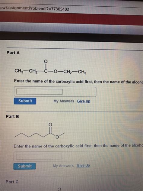 Solved Part C Give the IUPAC name for CH3 CH CH CH CH2--C-- | Chegg.com