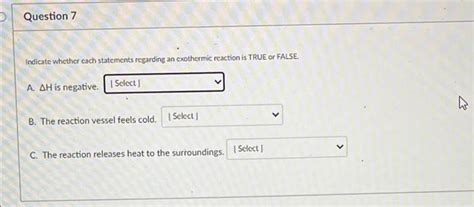 solved question 7 indicate whether cach statements regarding
