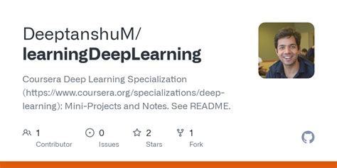 GitHub DeeptanshuM LearningDeepLearning Coursera Deep Learning Specialization Https