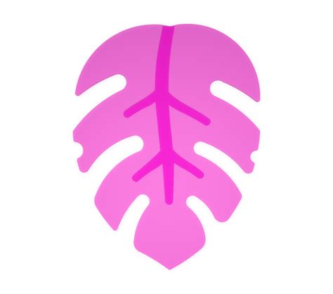 3d File Monstera Leaf 3 Clay Cutter Jungle Stl Digital File Download