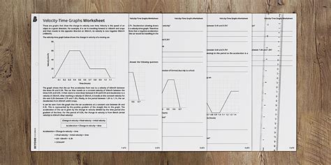 Velocity Time Graphs Worksheet Teacher Made Twinkl