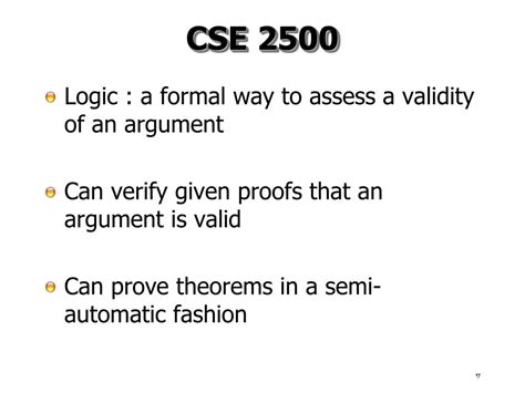 ppt cse 2500 introduction to discrete systems powerpoint presentation