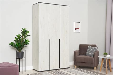 Шкаф 3 х створчатый Норд дуб крафт белый арт 08 147319 купить в Санкт Петербурге по цене 16 390