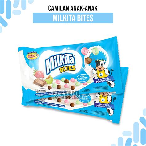 Milkita Bites Candy Sachet Viral Candy Bites Flavored Milk Candy