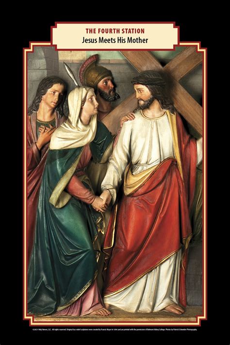 Stations Of The Cross Wall Posters Holy Heroes