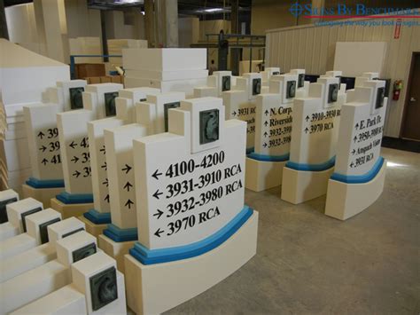 Multiple Wayfinding Signs Benchmark Foam