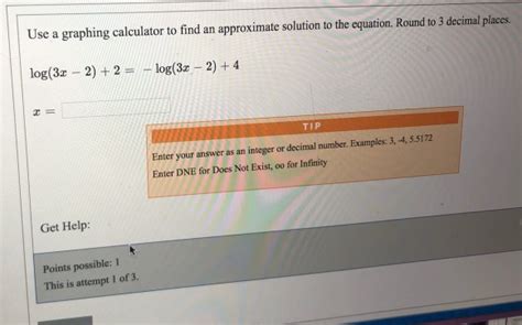 Solved Use A Graphing Calculator To Find An Approximate