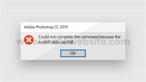 Mengatasi Scratch Disk Full Di Photoshop