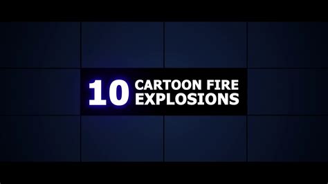 AE Template Cartoon Fire Explosions Effects SBV Storyblocks