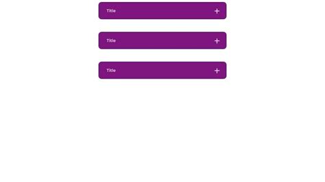 Multiple Accordion Toggle