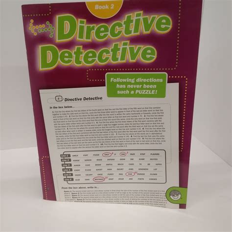 Directive Detective Book 2 Constructive Fun Toys