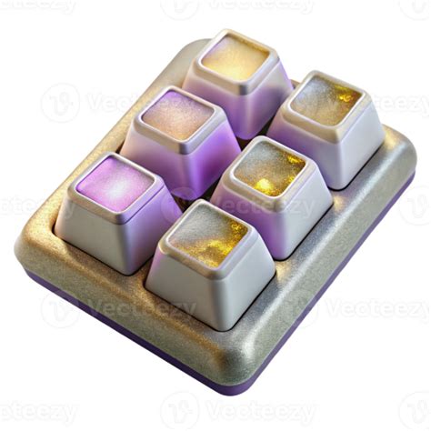vibrant vintage coding keyboard keys isolated for software development