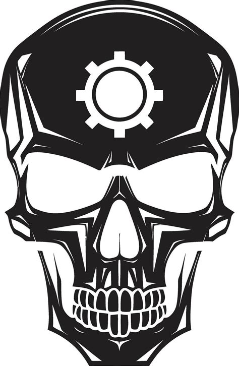 Vector Cyber Artistry The Essence Of The Future Monochromatic Tech