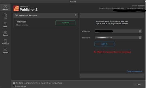 Unable To Activate V2 Licence On Windows Desktop Questions Macos And Windows Affinity Forum