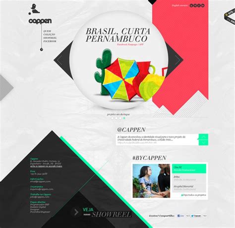 35 Web Designs Layouts With Unusual Shapes And Geometry