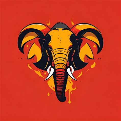 premium photo elephant logo design high resolution