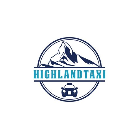 Highland Taxi Logo Design Template Inspiration 14798016 Vector Art At