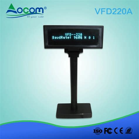 VFD220A 20x2 USB Serial Port Pos Vfd Customer Display