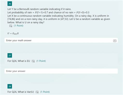 solved let y ﻿be a bernoulli random variable indicating if
