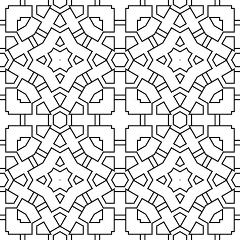 Premium Vector Abstract Thin Line Seamless Pattern Linear Ornamental Geometric Background