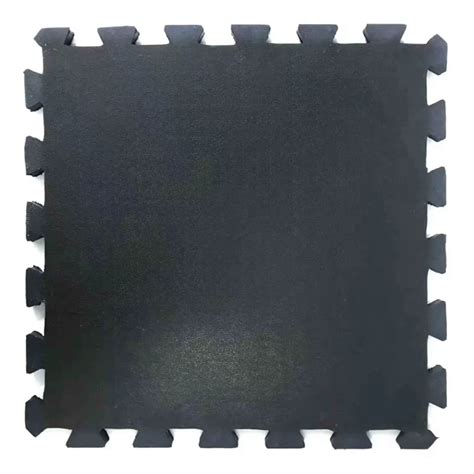 Rubber Interlocking Mat 100x100x16mm 1 Piece Garner Fitness
