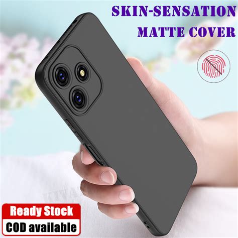 For Tecno Spark Go 2024 Bg6 Skin Sensation Slim Fit Flexible Soft Liquid Silicone Matte Cover