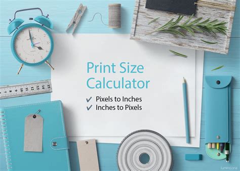 Print Size Calculator Pixels To Print Print To Pixels