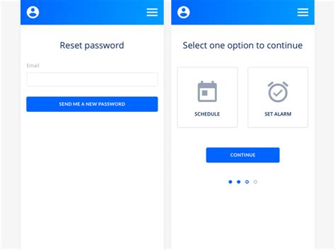 Reset Password Options Mobile Saas Admin Ui Kit By Pierluigi Giglio