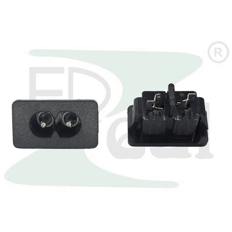 Ac Socket 009 Black 2 Pins At ₹ 3 50 Piece Ac Sockets In New Delhi Id 2855148532991