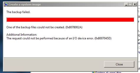 Cannot Backup System Images Solved Windows 7 Forums
