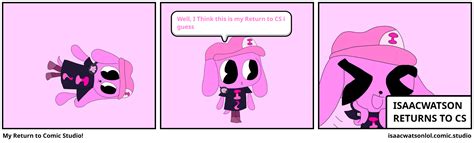 My Return To Comic Studio Comic Studio