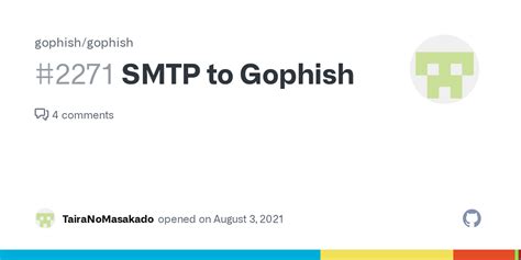 SMTP To Gophish Issue Gophish Gophish GitHub