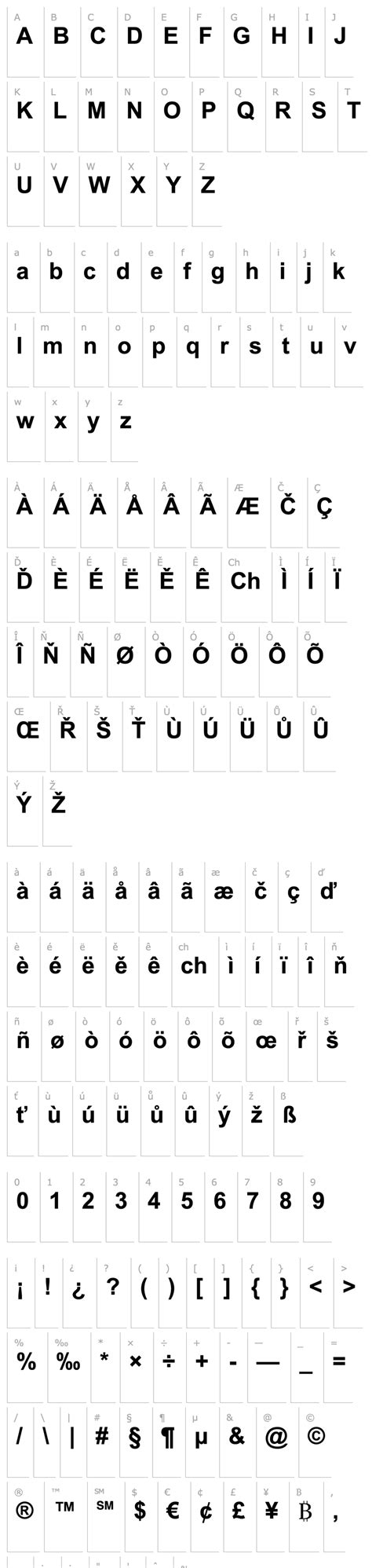 Arial Bold Font FontPark