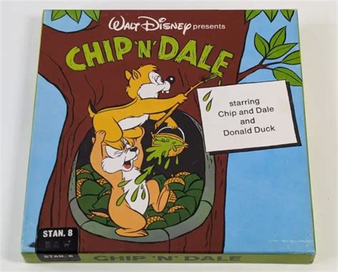 Chip N Dale Walt Disney Standard Mm Film Starring Donald Duck Picclick Uk