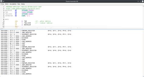github tomasz herman pseudoassembleride pseudo assembler integrated