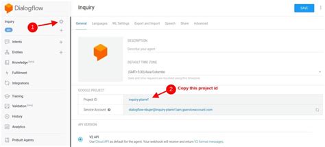 How To Get Dialogflow Api Credentials Aitude