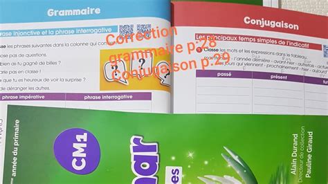 Correction Avec Explications Pages 28 Et 29 Cahier Dexercices